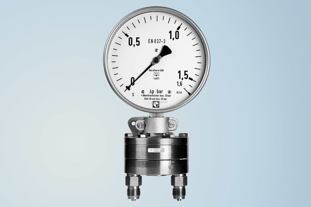 Druckmessgeräte: Differenzdruckmanometer mit Druckmittler